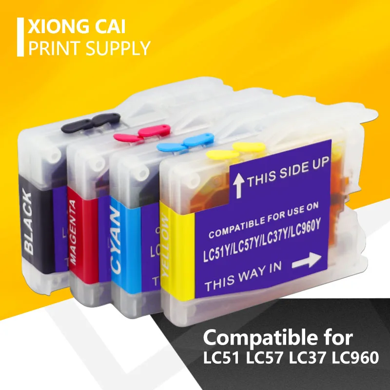 Lc10 Lc37 Lc51 Lc57 Lc960 Lc970 Lc1000 Refill Ink Catridge For Brother ...