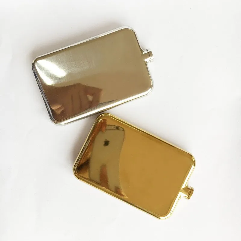 Ultra Thin Flat 304 Stainless Steel Hip Flask Household Mini Elegant ...