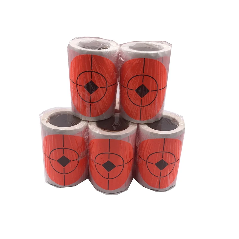 100 Pieces Shooting Target Sticker Long Lasting Reactive Sticker 7.5cm ...