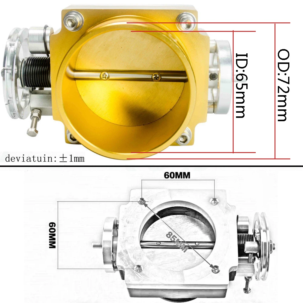 Other Parts & Accessories - NEW 65MM THROTTLE BODY PERFORMANCE INTAKE ...