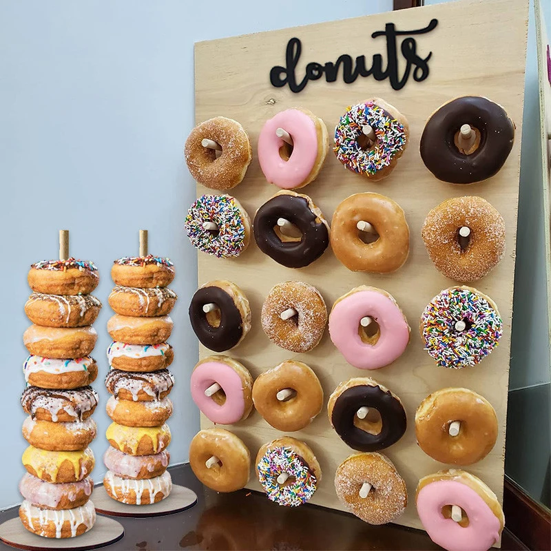 Paper & Party Supplies Wedding Donut Wall Wedding Donut Stand Donut ...