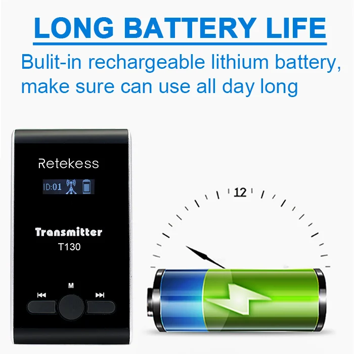Retekess T130 беспроводной передатчик гид система для экскурсий гид ...
