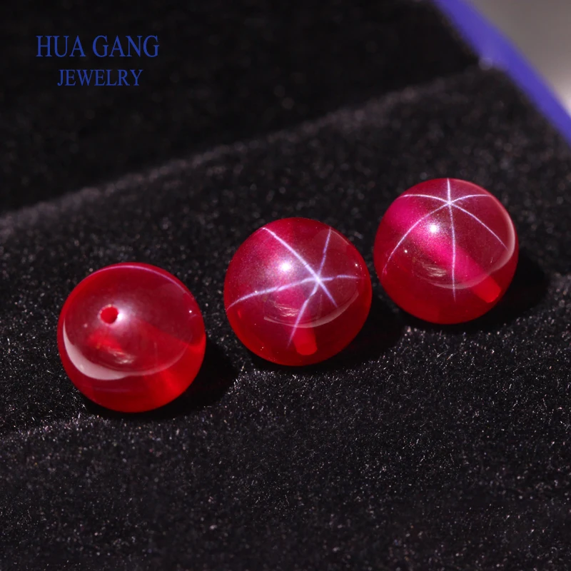 Corundum Gemstones Star Ruby Cabochon