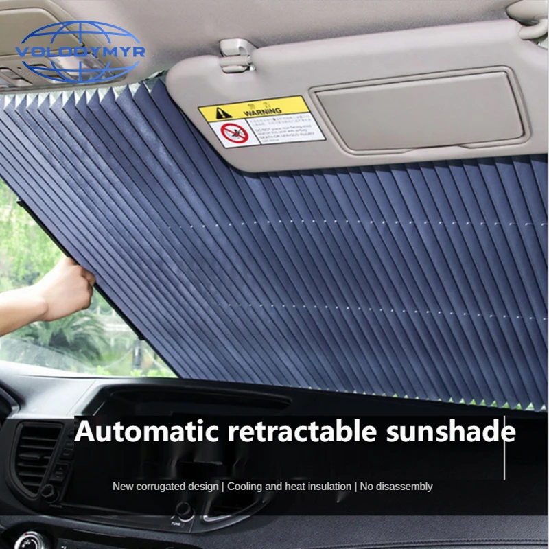 Volodymyr parasol para parabrisas de coche, cubierta retráctil ...