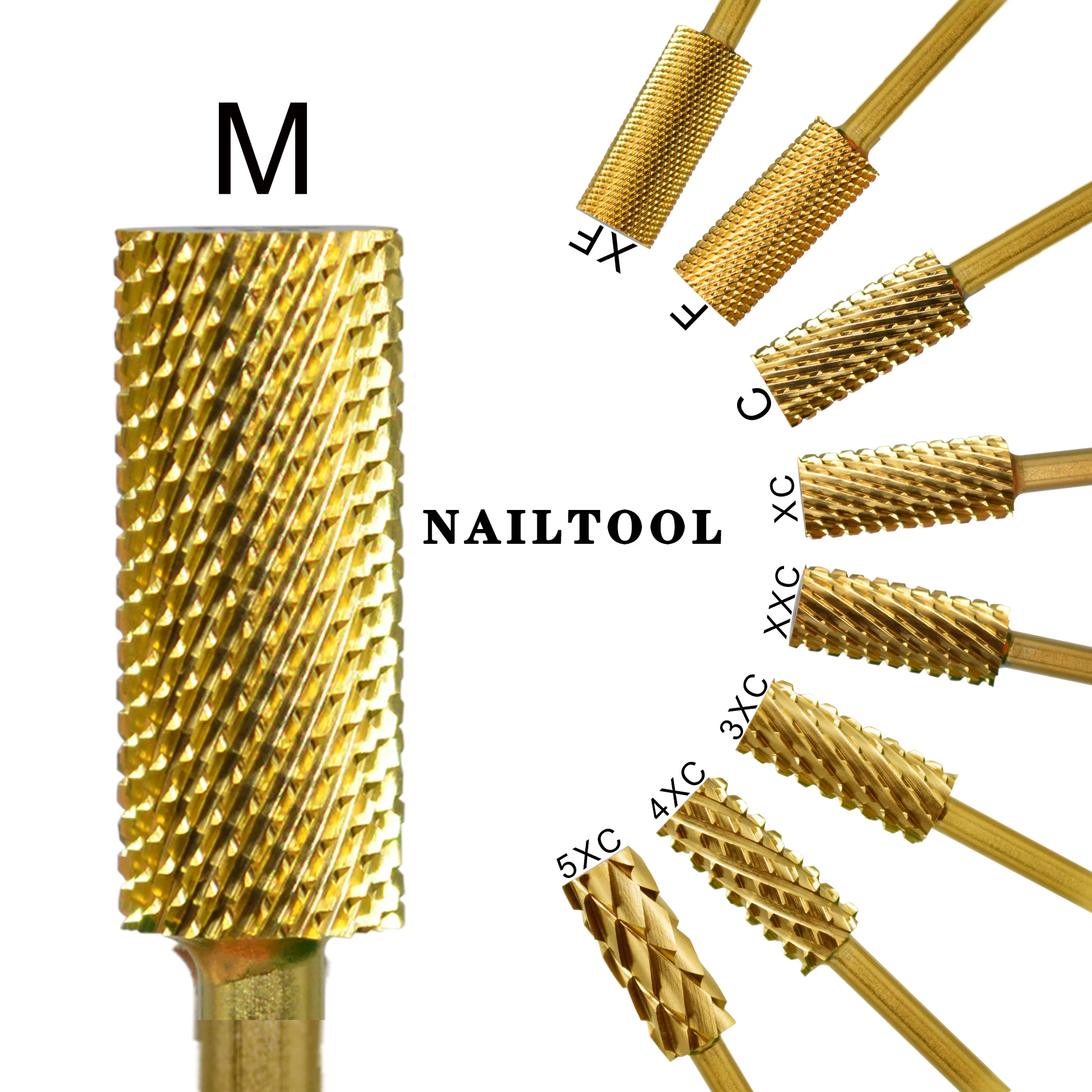 NAILTOOLS-5-35-Small-barrel-Gold-Tungsten-steel-Carbide-gel-polish ...