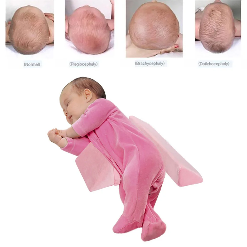 Newborn Baby Shaping Styling Pillow Anti rollover Side Sleeping Pillow ...