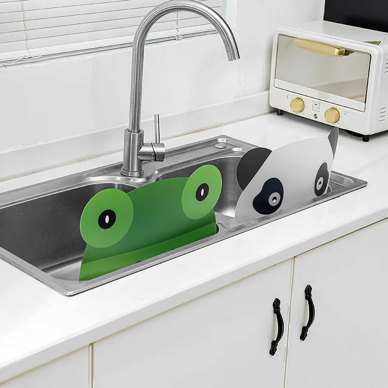 Kitchen-Sink-Water-Splash-Guards-with-Sucker-Waterproof-Screen-for-Dish ...