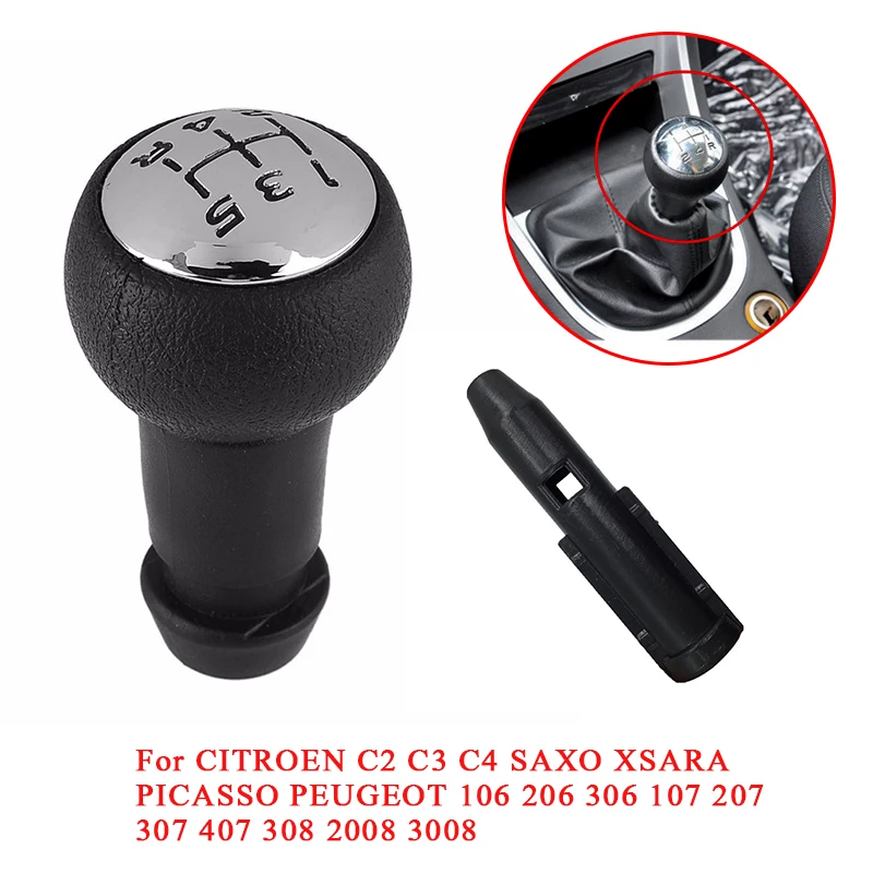 Car Gear Shift Knob Lever Shifter Pen For CITROEN C2 C4 SAXO XSARA ...