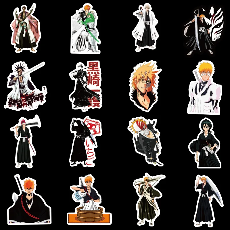 50 pegatinas de los personajes Bleach | Kokohai Tienda Online