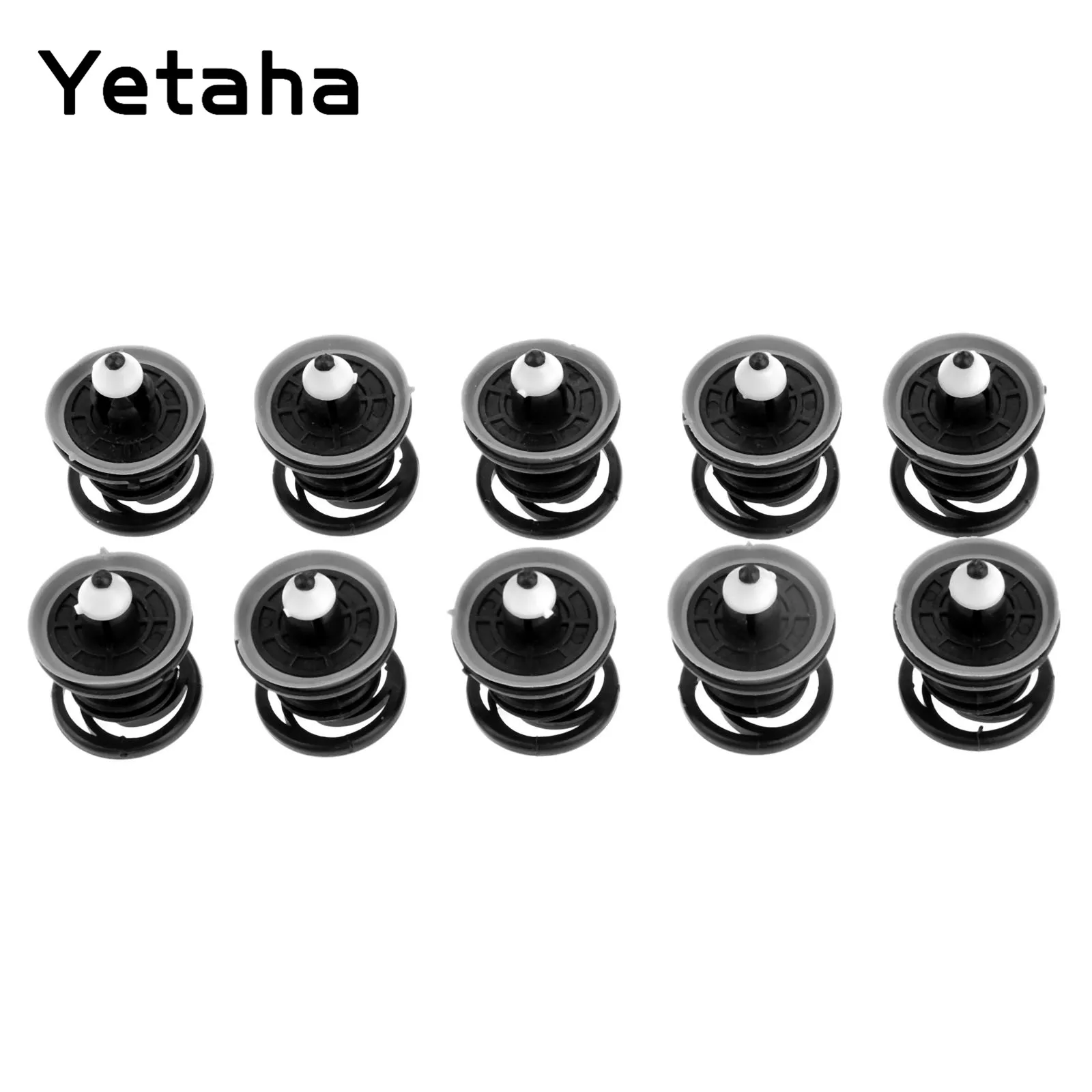 10pc Car Interior Door Card Trim Panel Fastener Clips Plastic Rivet ...