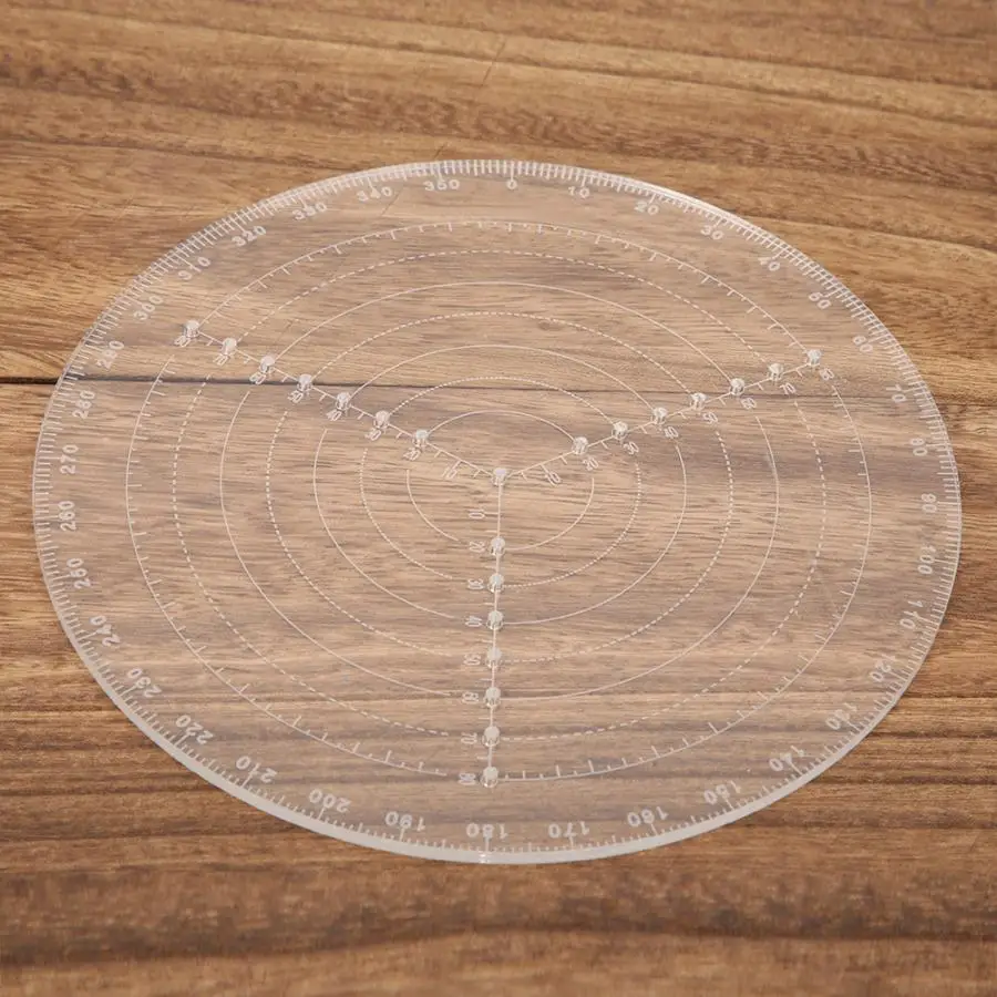 20cm-30cm-Transparent-Acrylic-Center-Finder-Woodworking-Compass-Lathe ...