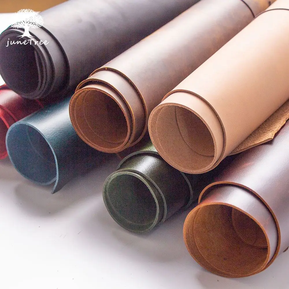 Cowhide cow hide Wax horse leather thick genuine leather raw material ...