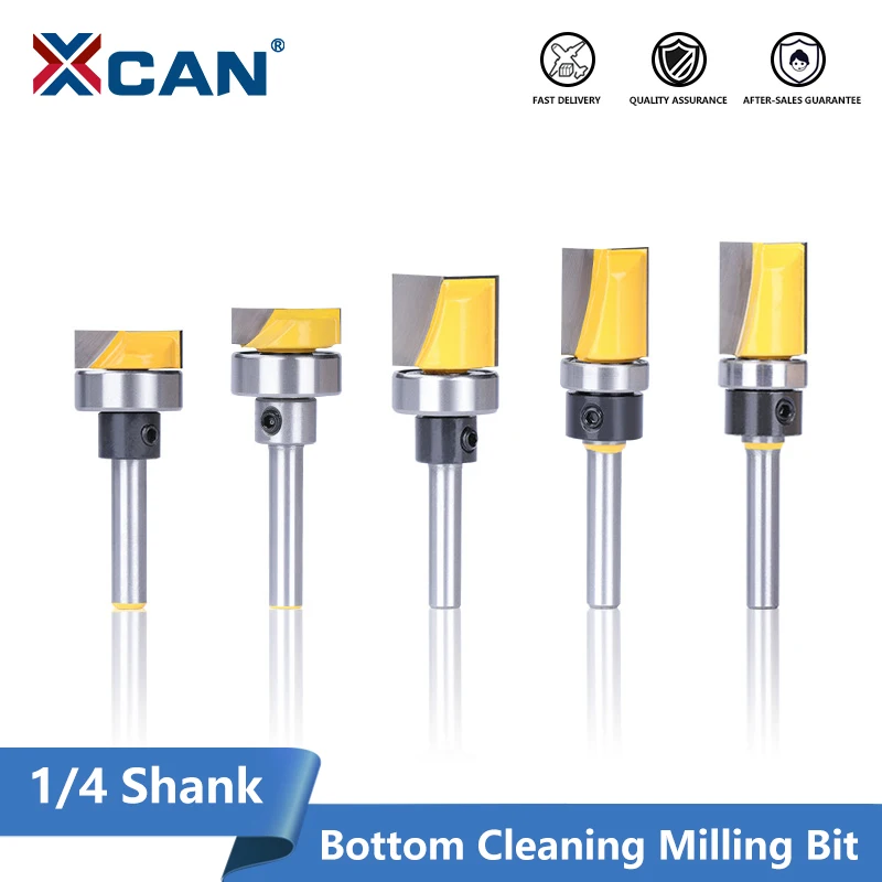 Xcan Template Trim Hinge Mortising Router Bit 6mm 1/4shank Bottom ...