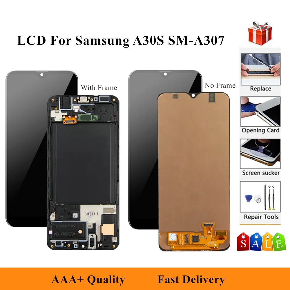 A30S LCD Screen For Samsung Galaxy A30S Touch Digitizer Assembly ...