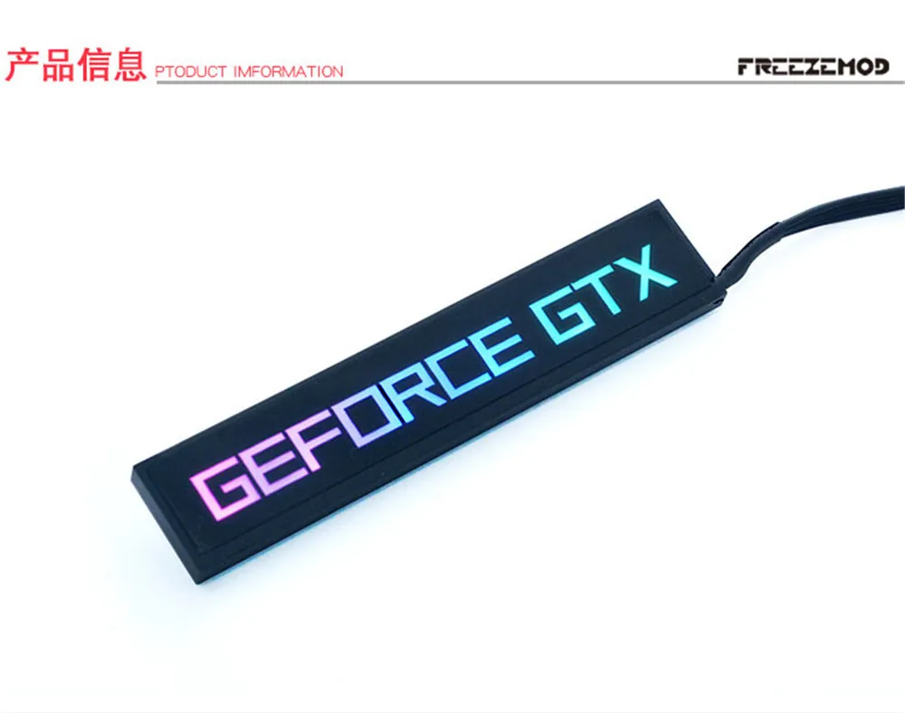 FREEZEMOD Graphics Card Side Panel RGB RTX GTX GeForce GPU Modify 5V ...