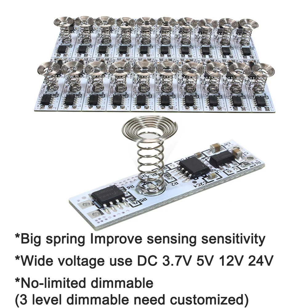 DC-3-7-24V-Touch-button-Module-Capacitor-type-Switch-Coil-Spring-Switch ...