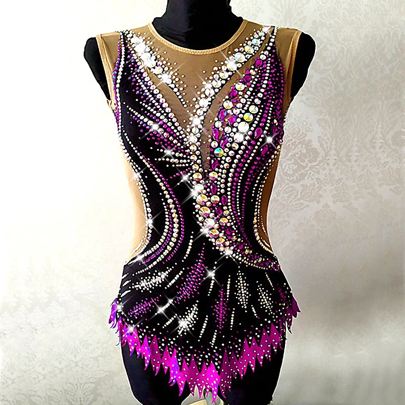 Rhythmic Gymnastics Leotards Black