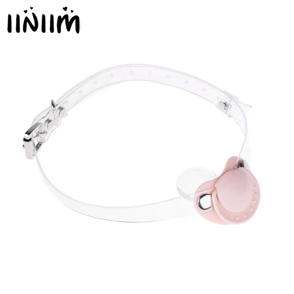 iiniim 18+ Adults Transparent PVC Straps Buckled ABDL Dummy Head ...