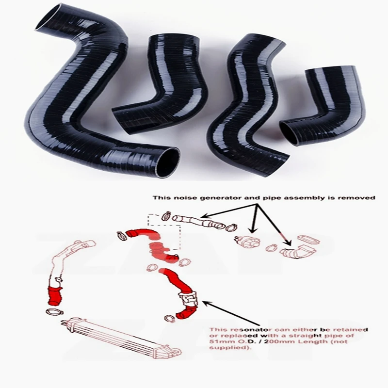 Intercooler-Hoses-For-2007-2013-Mini-Cooper-S-R56-R57-R55-N14-1-6T ...