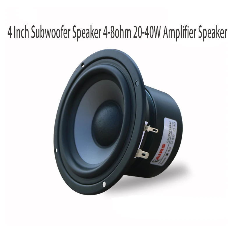 4-Inch-Subwoofer-Speaker-4-8ohm-20-40W-Amplifier-Speaker-Fever-Grade ...