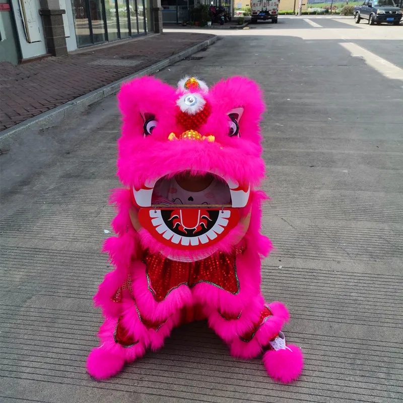 2021 Classic Chinese Lion Dance Mascot Costume Cartoon For Kid Outfit ...