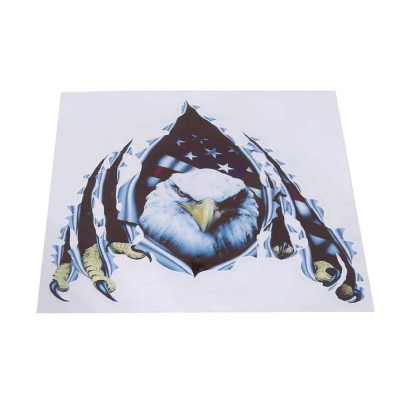 American Flag Eagle Rip Decal Camper RV Motor Home Mural For Auto Car ...