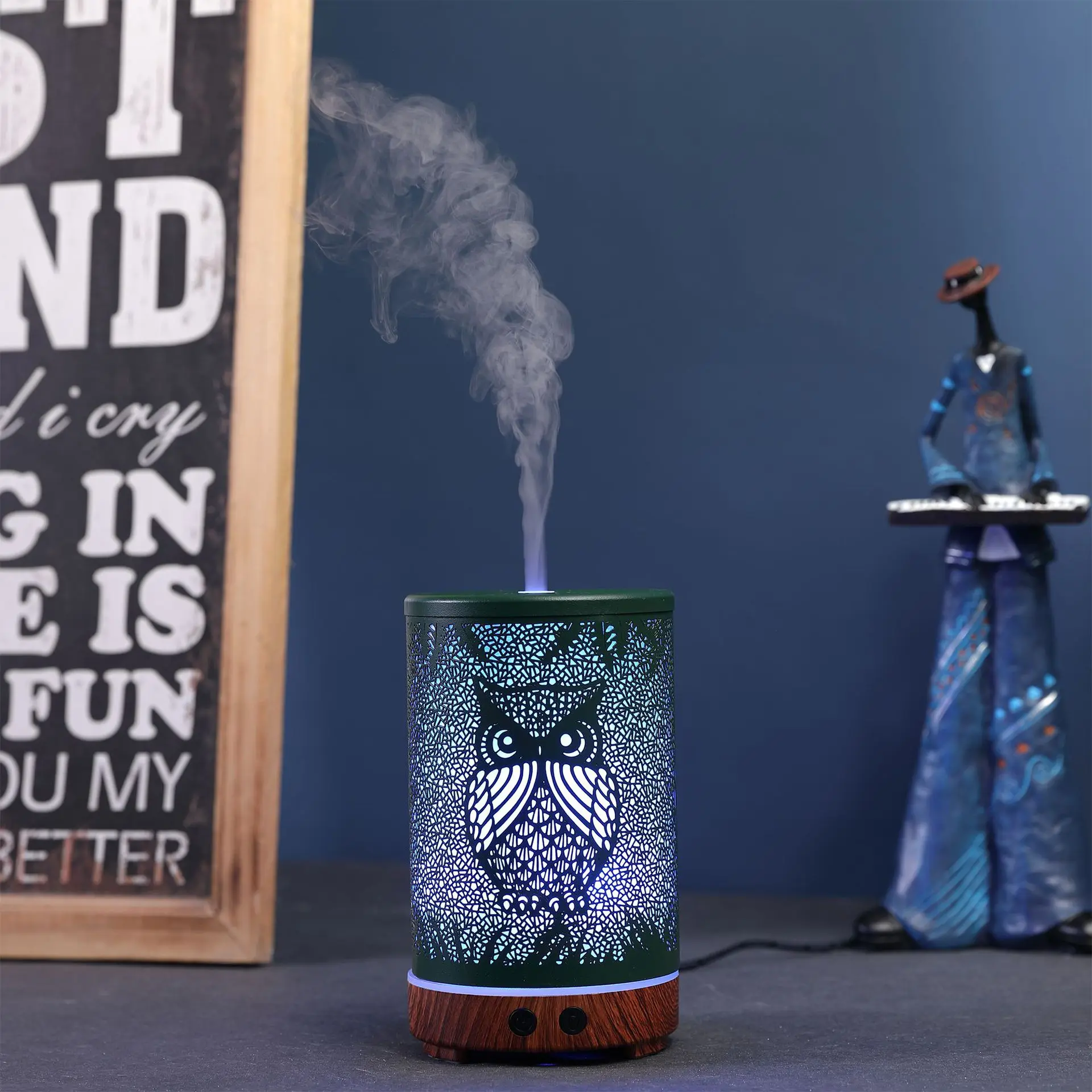 Creative Owl Essential Oil Diffuser Ultrasonic Air Aromatherapy ...