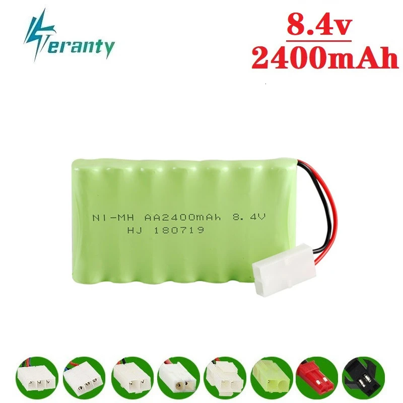 ( M Model ) 8.4v 2400mah Nimh Battery For Rc Toys Car Tanks Trains ...