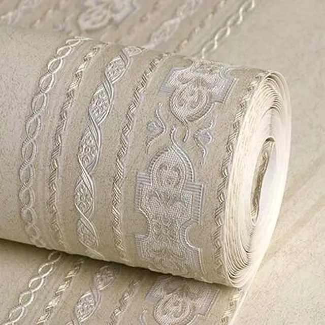Striped Wallpaper | Horizontal Striped Wallpaper Designs For Wall