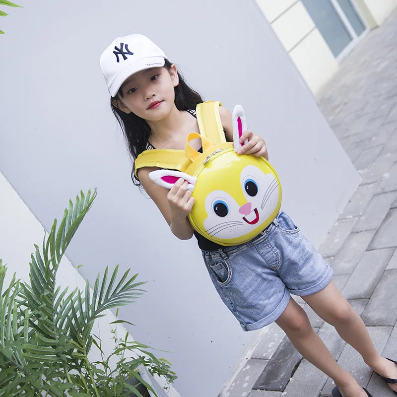 Cartoon-Children-Bag-Lovable-Rabbit-Eggshell-Backpack-Schoolbag-for ...