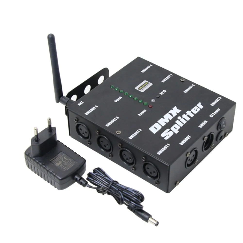 Wireless 8 Channels Dmx512 Splitter Dmx Stage Lights Signal Amplifier ...