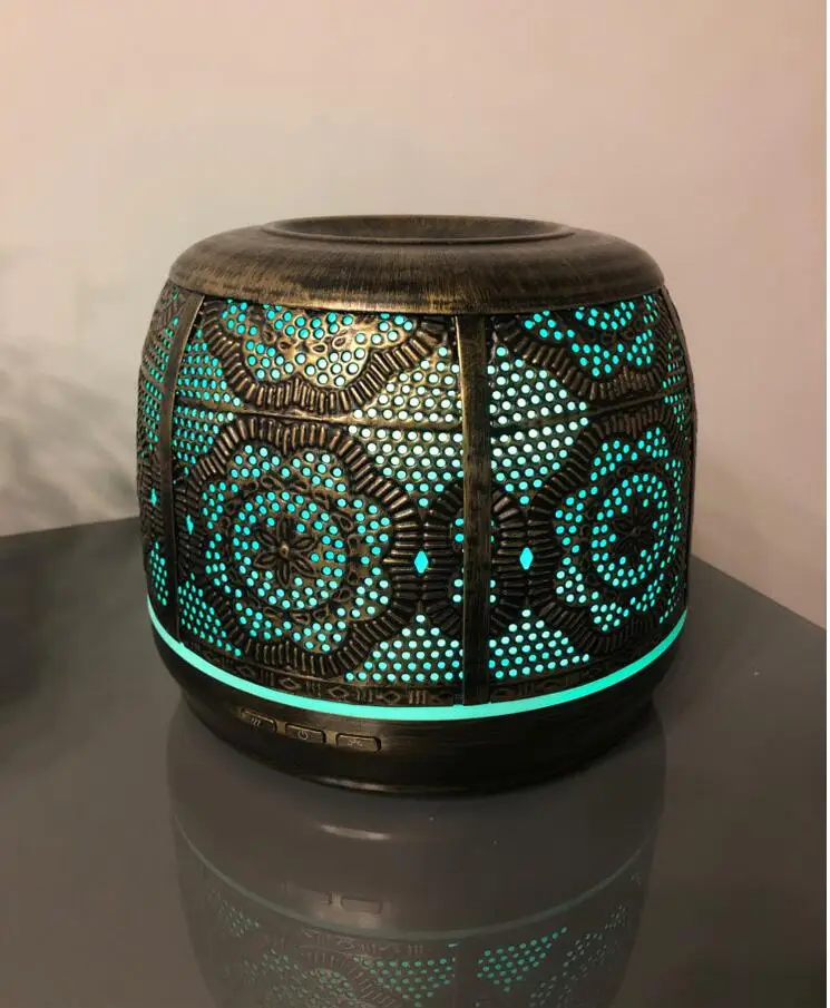 Aroma-Diffuser-500ml-bronze-Metal-Aromatherapy-Diffuser-for-Essential ...