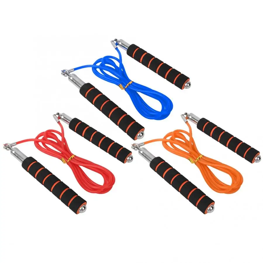 Jump Ropes Adjustable Rope Length Skipping Rope EVA Handle Sport ...