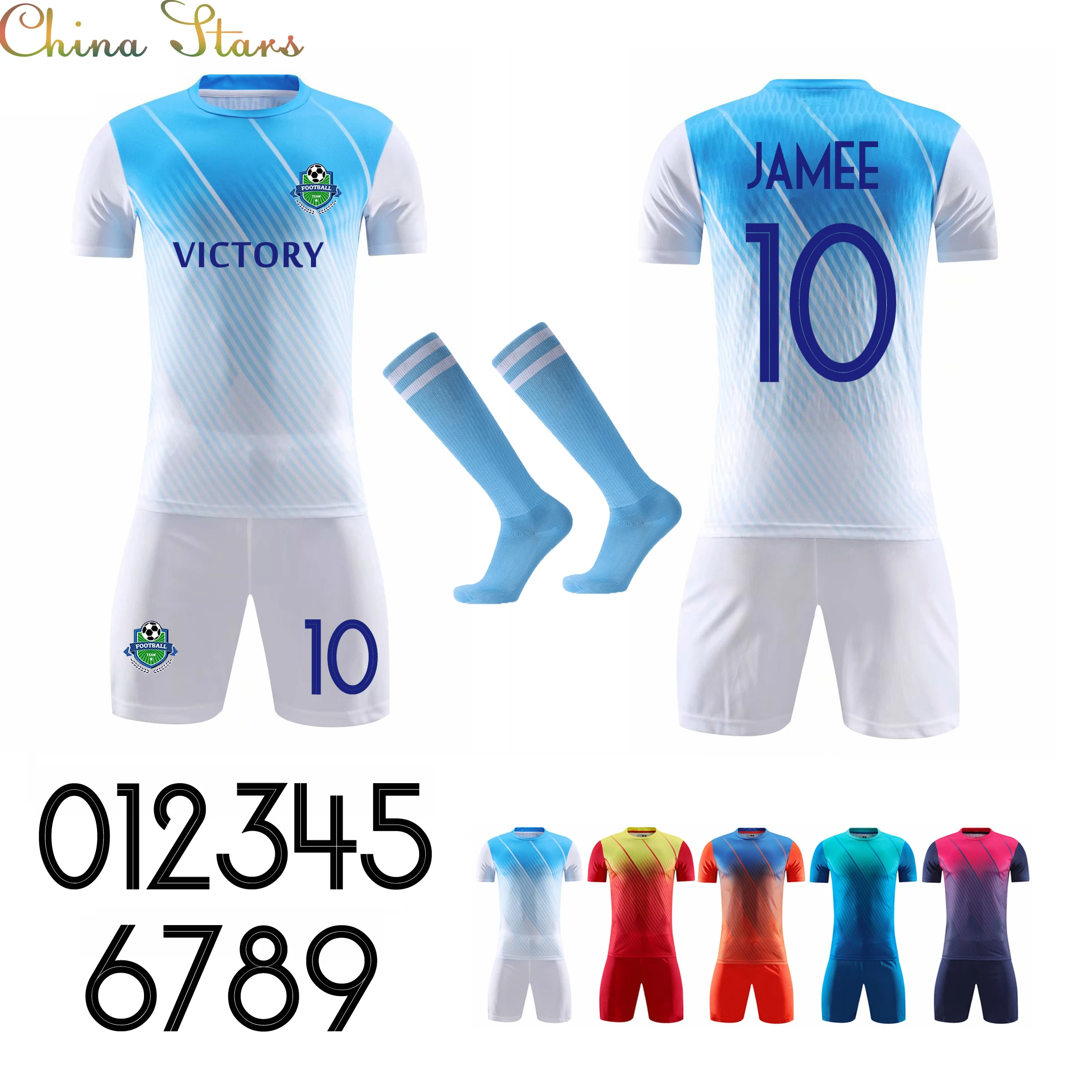 Camisa De Futebol Masculina, Kit Personalizado Para Adultos, Camisa De ...