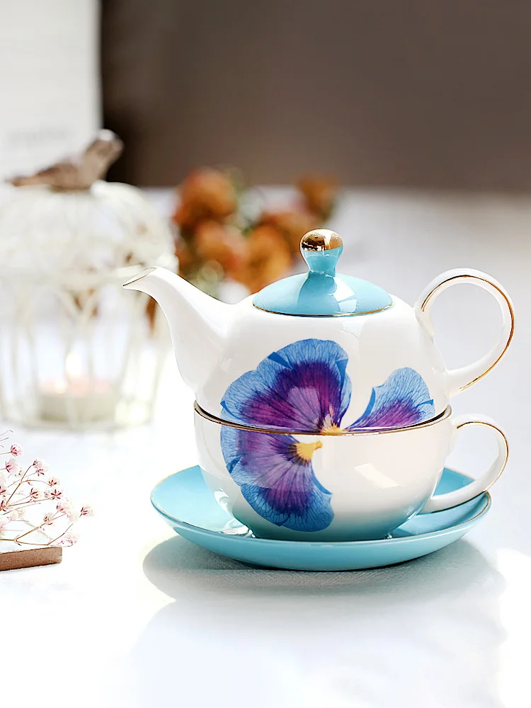 Afternoon Tea Flower Tea Pot Mother Pot Flower Tea Cup One Person ...