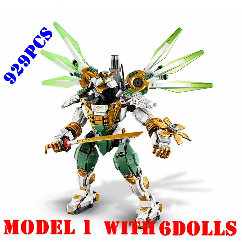 929pcs-New-Lloyd-Titan-Mech-Mech-set-Building-Blocks-Compatible-70676 ...
