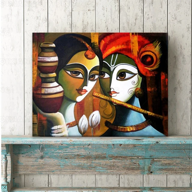 Krishna Oil Paintings On Canvas