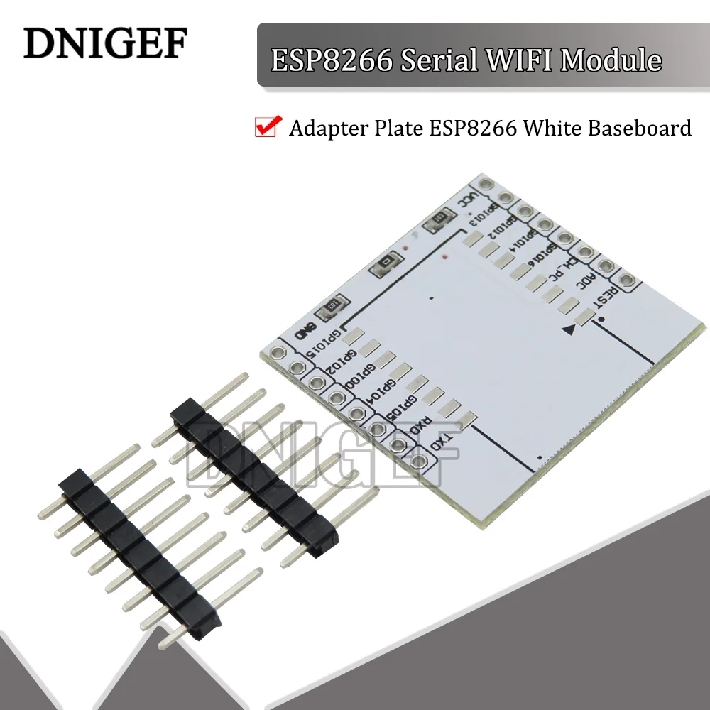 ESP8266-Serial-WIFI-Module-Adapter-Plate-ESP8266-White-Baseboard ...