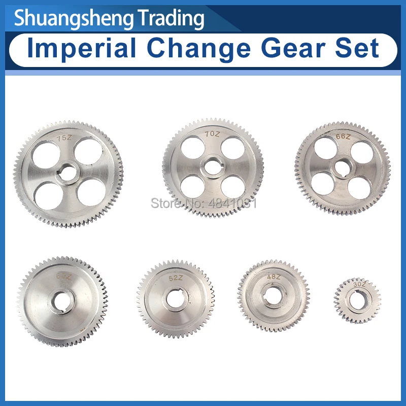 7pcs-Imperial-Change-Gear-Set-for-WM210V-Lathe-Machine-inch-thread-gear ...