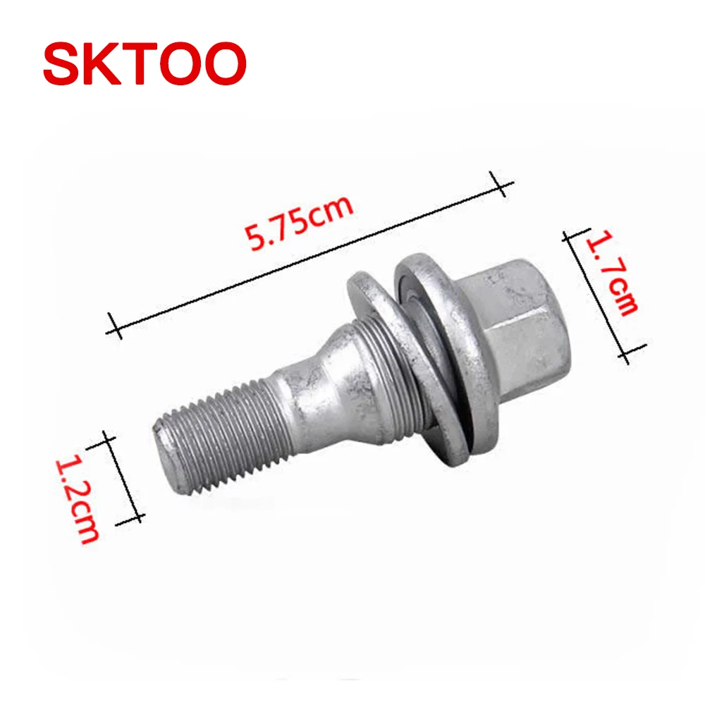 M12 x 1.25 35MM 합금 휠 볼트 푸조 1007 시트로엥 C5 C4L 용 플랫 시트 와셔, 자동차 액세서리 206 ...