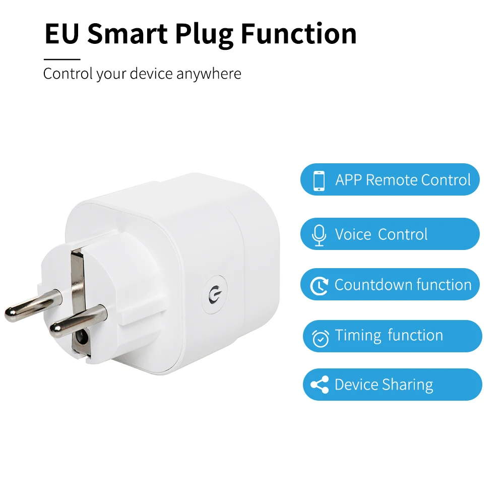 Prise électrique,Prise intelligente 16a, adaptateur d'alimentation ...