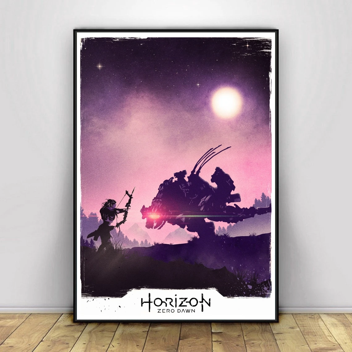 Horizon-Zero-Dawn-Video-Game-Poster-PC-PS4-Exclusive-Role-playing-RPG ...