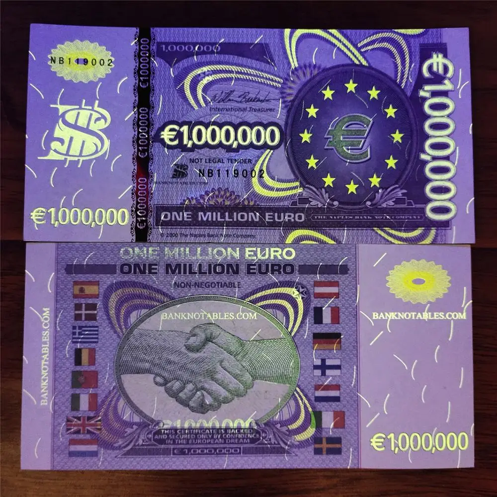 1000000 Euro Note