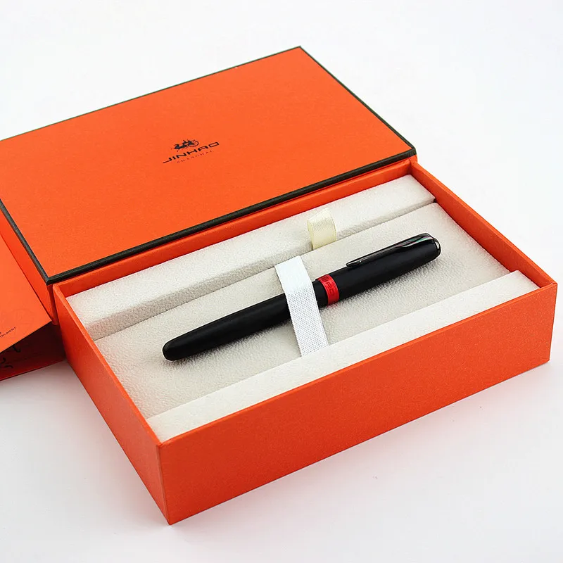 Jinhao New 75 Black Metal Fountain Pen Titanium Black F Nib 0.6mm Matte ...
