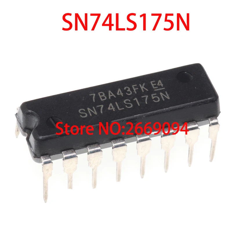 5PCS-10PCS-50PCS-100PCS-74LS175-HD74LS175P-74LS175P-SN74LS175N ...
