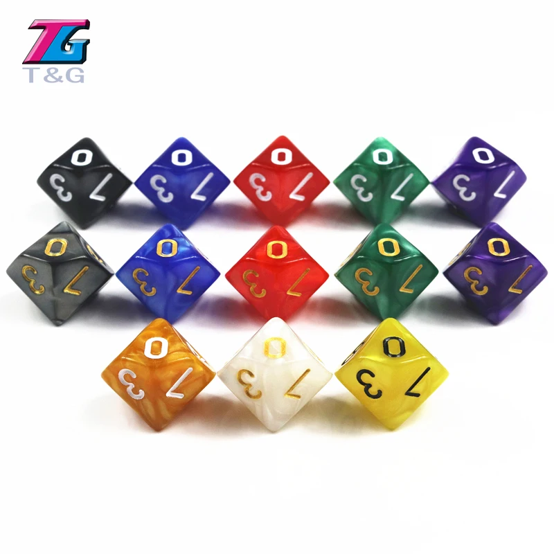 Brand New D10 Dice for Rpg dnd 10 Faces Games Dices Rich Colors Desktop ...