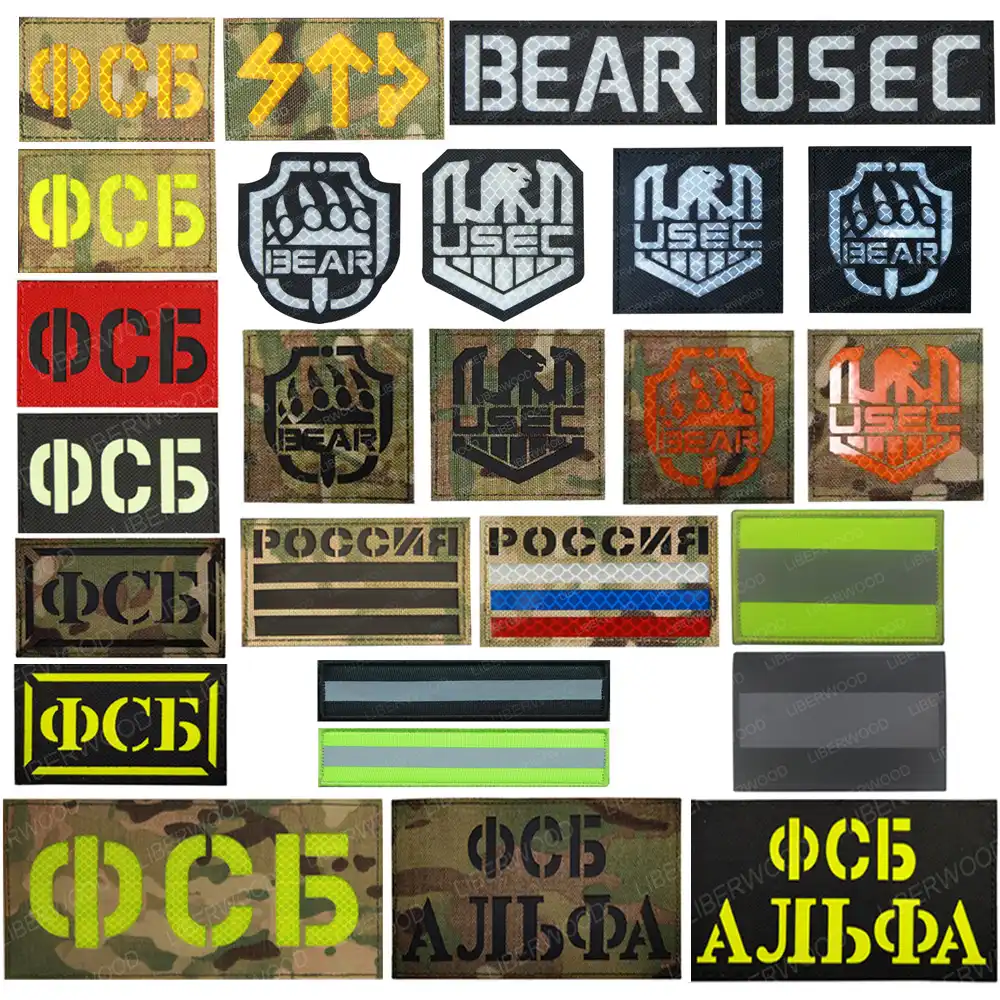 Russia Escape from Tarkov USEC BEAR Embroidered patch Russian game ...