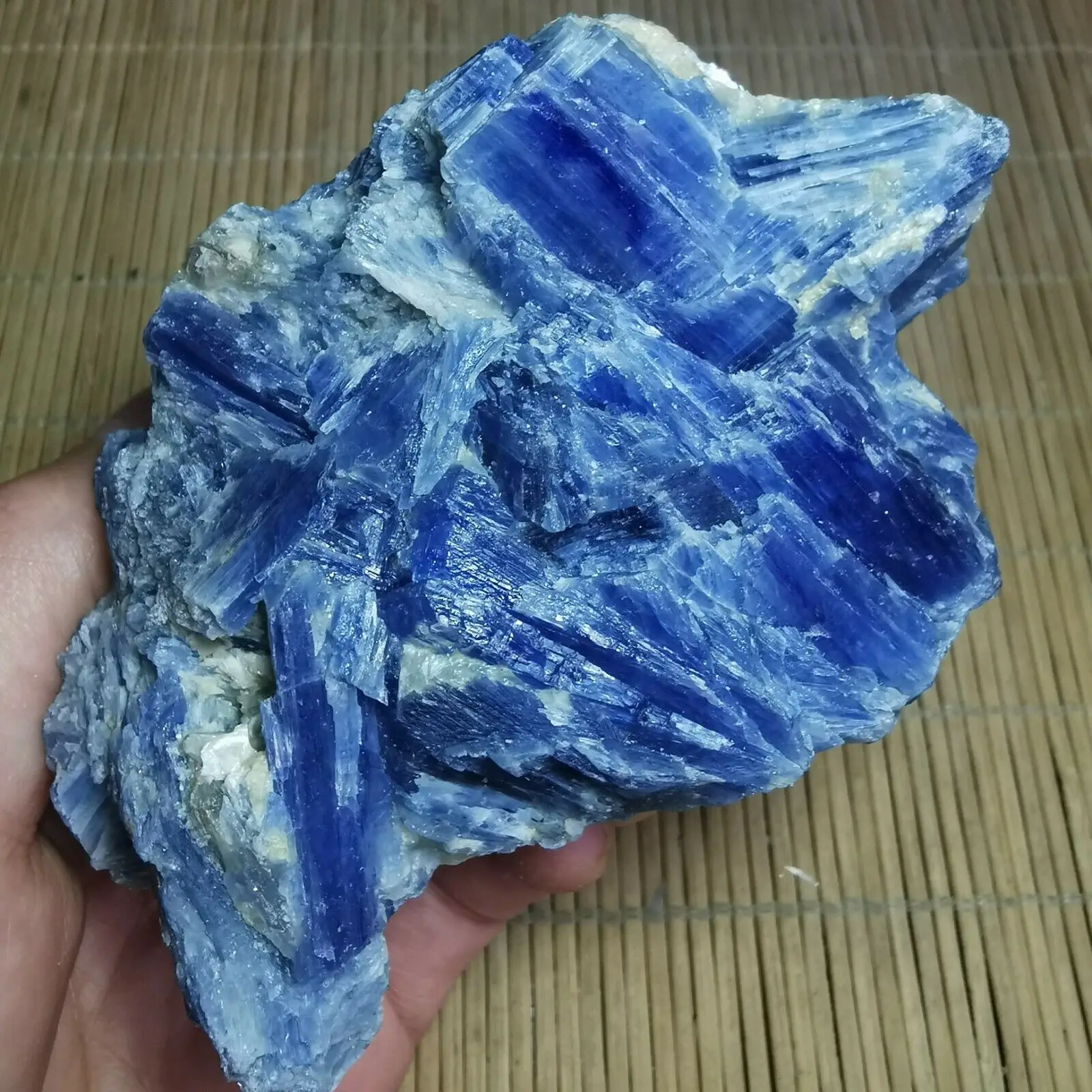 Rare-Blue-Crystal-Natural-Kyanite-Rough-Gem-Stone-mineral-Specimen ...