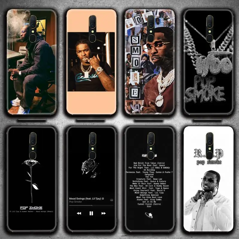 Rapper POP SMOKE SHOOT Phone Case For Oppo A5 A9 2020 Reno2 z Renoace ...