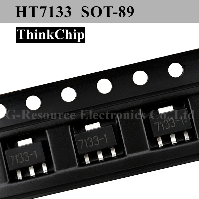 (20 pcs) HT7133 7133-1 7133 S0T-89 SMD Fixed LDO Voltage Regulator ...